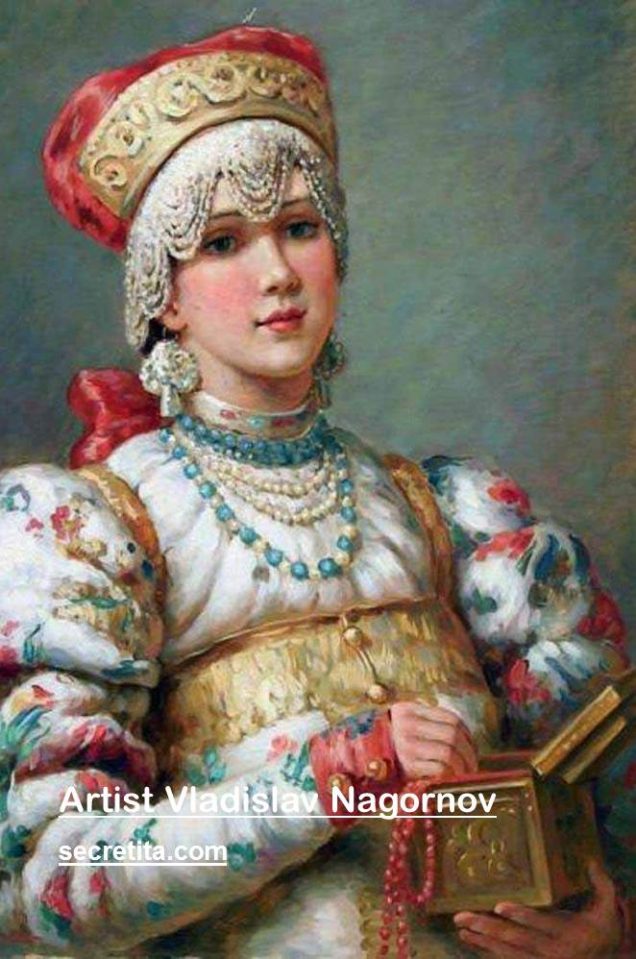 Russian beauties on famous paintings - Secretita