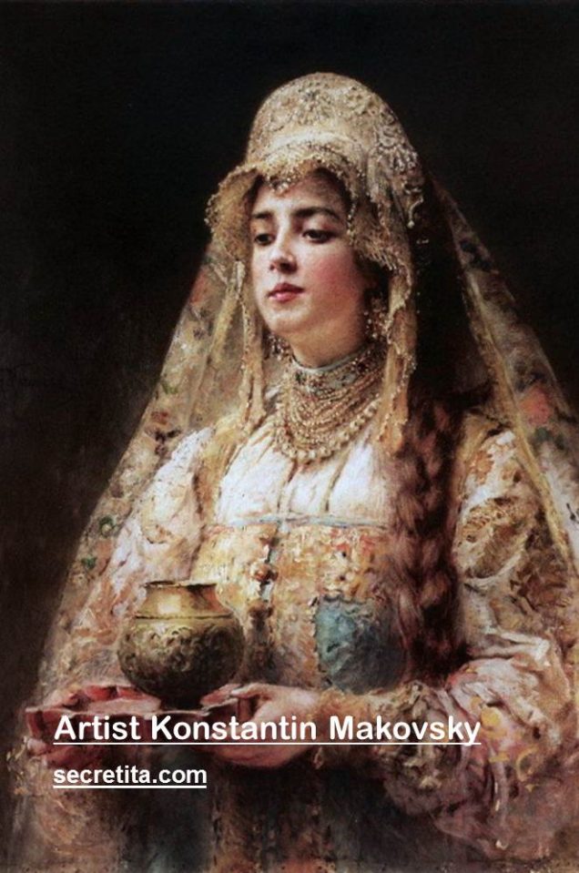 Russian beauties on famous paintings - Secretita