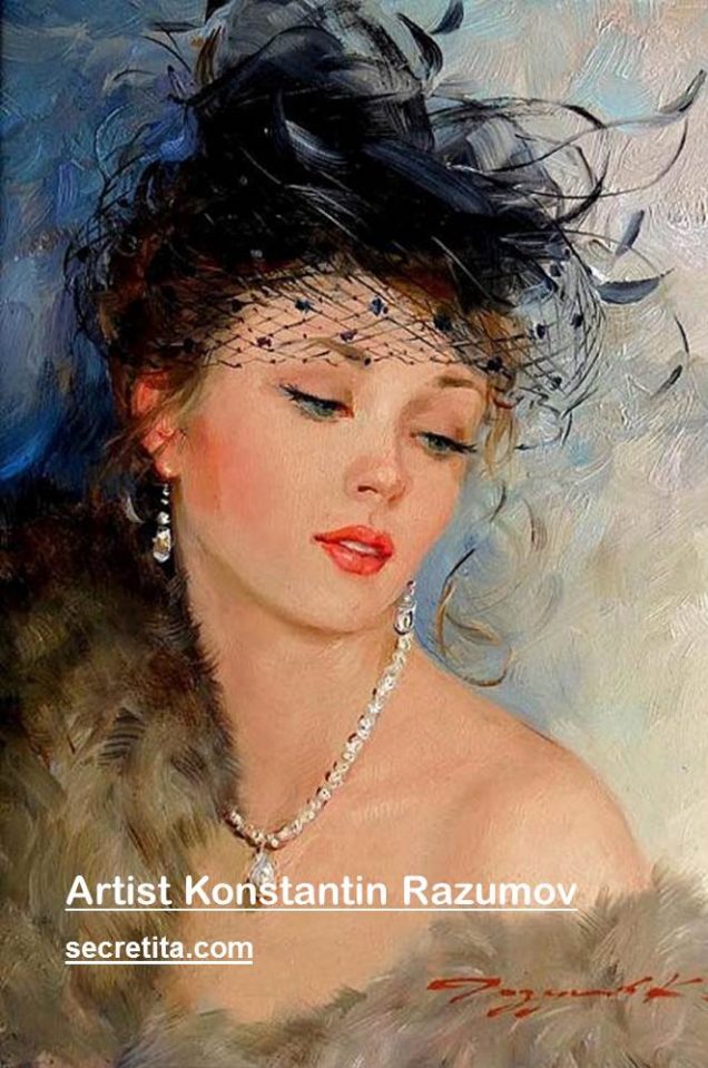 Russian beauties on famous paintings - Secretita