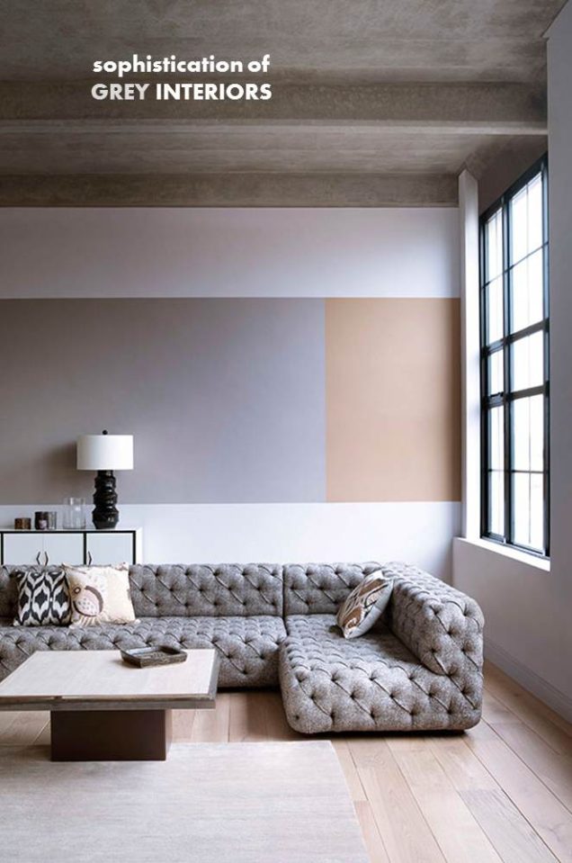 Sophistication of grey interiors - Secretita