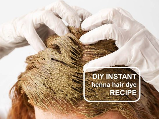Instant DIY henna hair dye recipe - Secretita