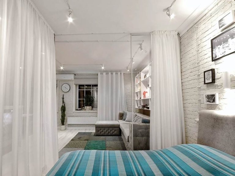 10 Ways to Divide a Room with Curtains and Blinds - Secretita